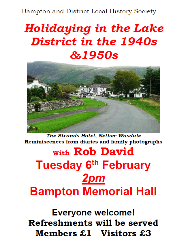 Bampton and District Local History Society, Cumbria